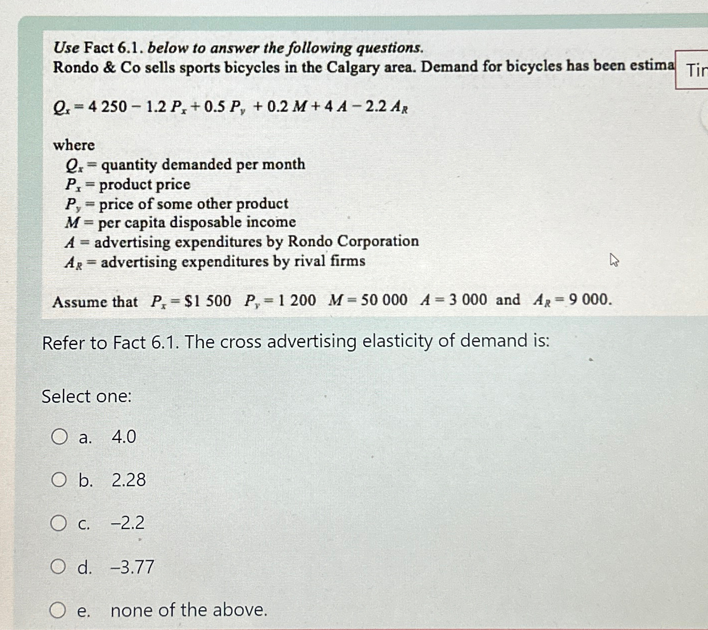 Solved Use Fact 6.1. ﻿below to answer the following | Chegg.com