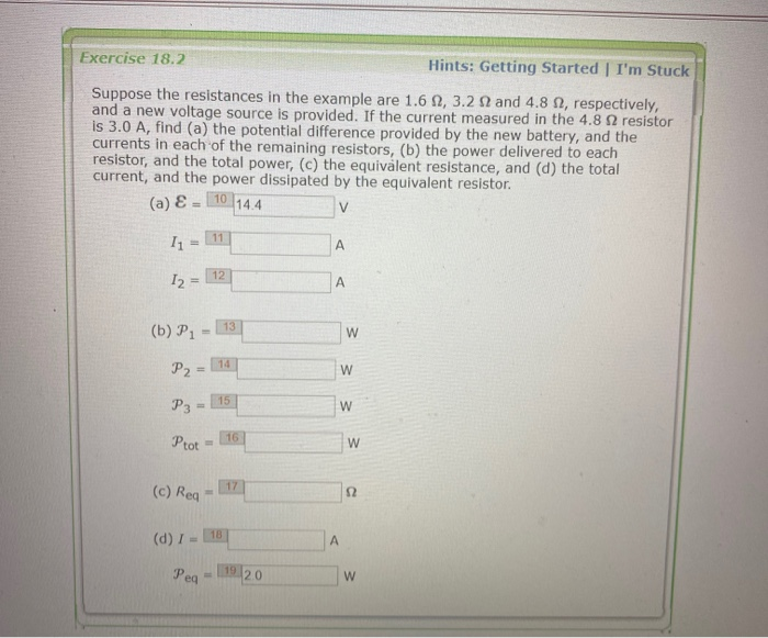 Solved Exercise 18.2 Hints: Getting Started I'm Stuck | Chegg.com