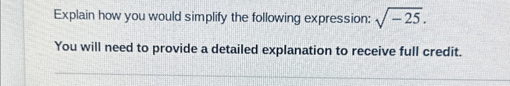 Solved Explain how you would simplify the following | Chegg.com