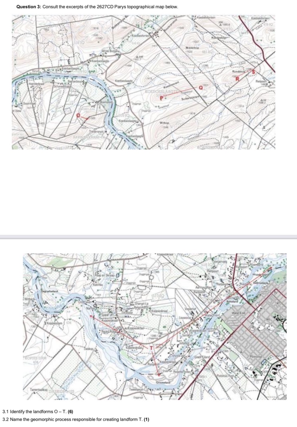 Solved Identify landform o p q r s t Question 3: Consult the | Chegg.com Solved Identify landform o p q r s t Question 3: Consult the | Chegg.com