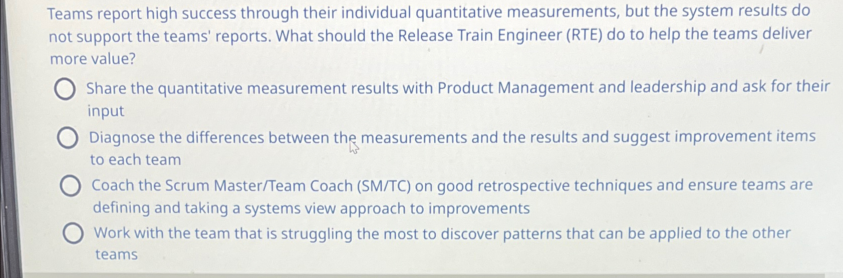 Solved Teams report high success through their individual | Chegg.com