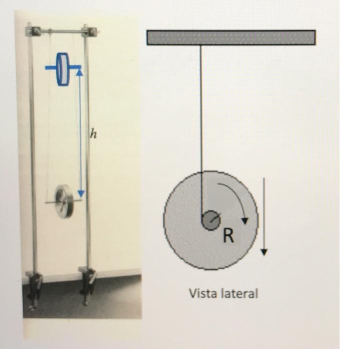 Solved -Disc of Maxwell ("yoyo" of Maxwell). The photo shows | Chegg.com