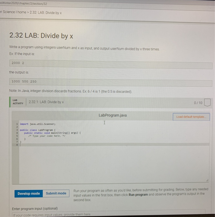 Solved: NsWinter2020/chapter/2/section/32 Er Science I Hom... | Chegg.com