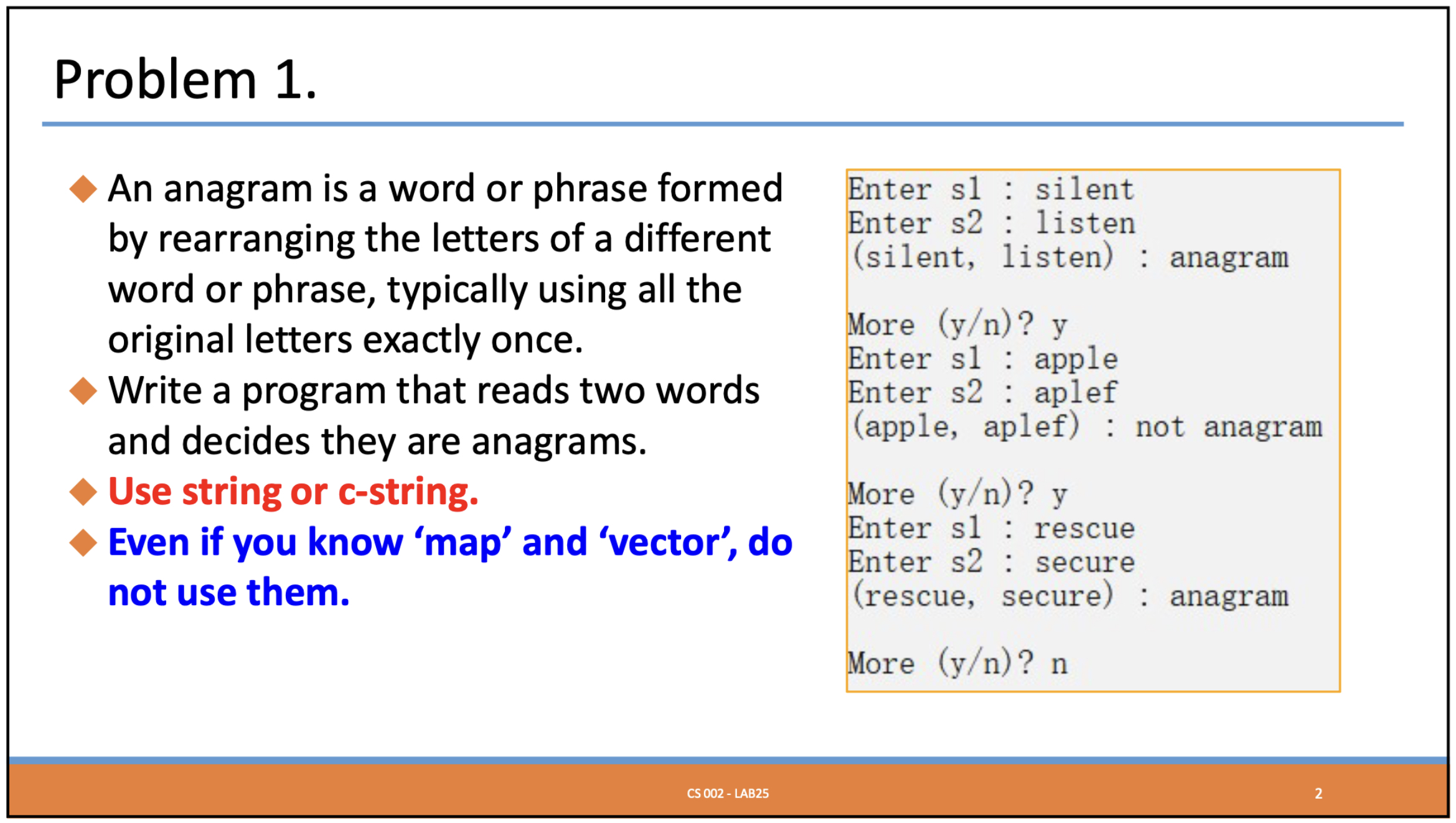 Solved C++ ﻿ONLY!-Do NOT use Python/C/Java/Javscript/etc. | Chegg.com