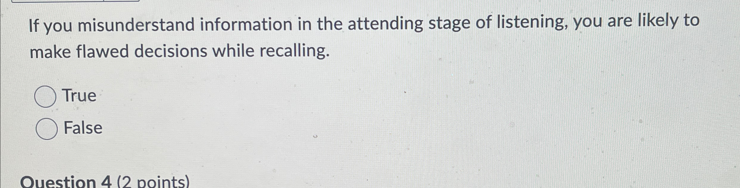 Solved If you misunderstand information in the attending | Chegg.com