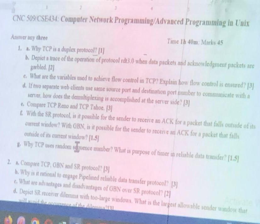 Solved CNC 509 CSE434: Computer Network Programming/Advanced | Chegg.com Solved CNC 509 CSE434: Computer Network Programming/Advanced | Chegg.com