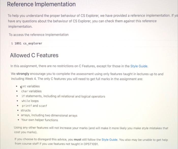 Solved CS Explorer CS Explorer is a 2D map game written in C | Chegg.com
