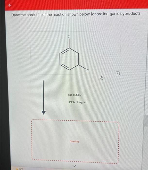 [Solved]: draw the products of the reaction shown below Draw