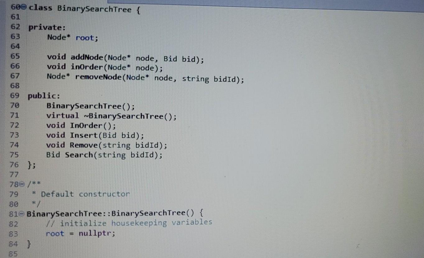 Solved Lab 6-2 Binary Search Tree Assignment Details The | Chegg.com