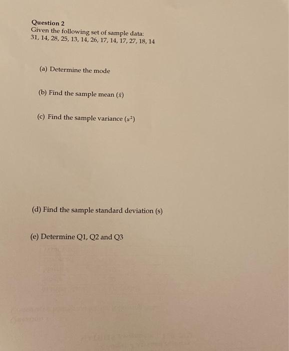 Solved Question 1 Construct a histogram for the following | Chegg.com