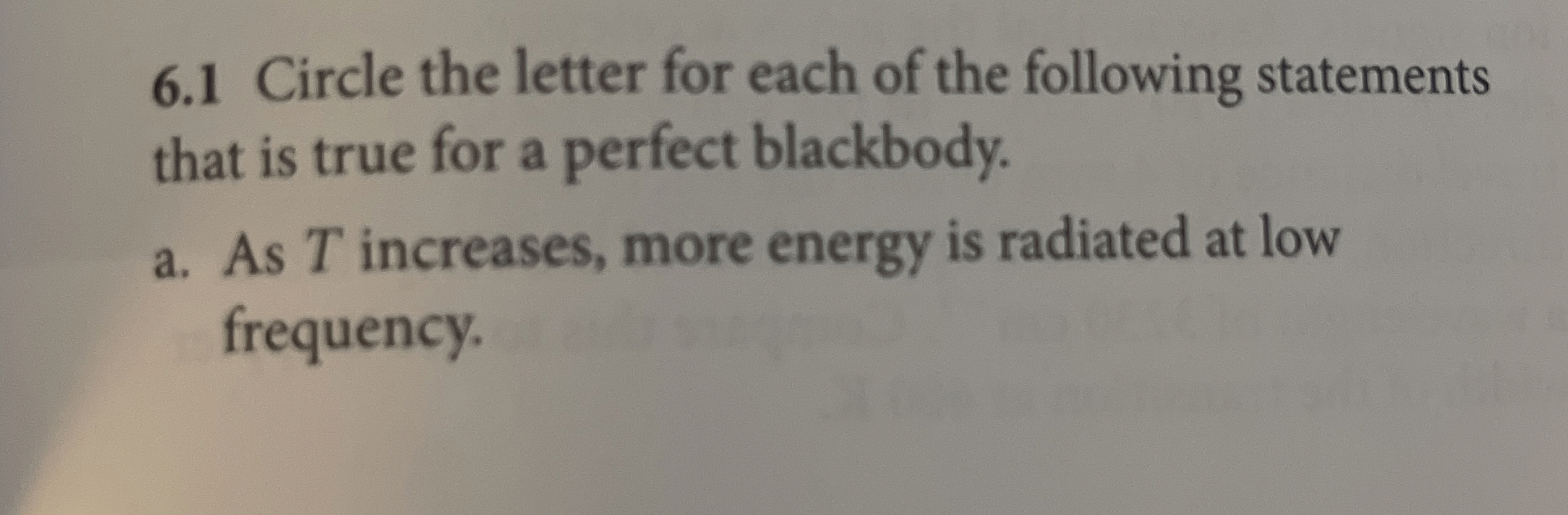Solved How to conver6.1 ﻿Circle the letter for each of the | Chegg.com