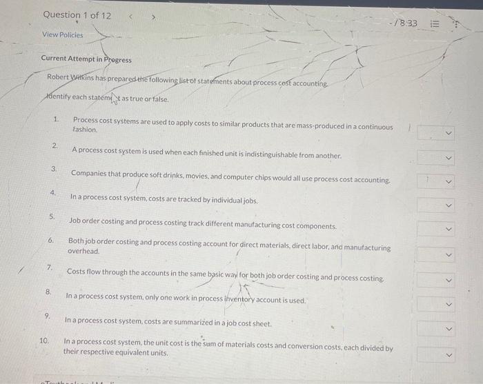 Solved Current Attempt in Progress Robert Whatkins has | Chegg.com
