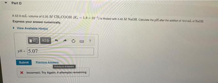 Solved Learning Goal: To learn about titration types and how | Chegg.com