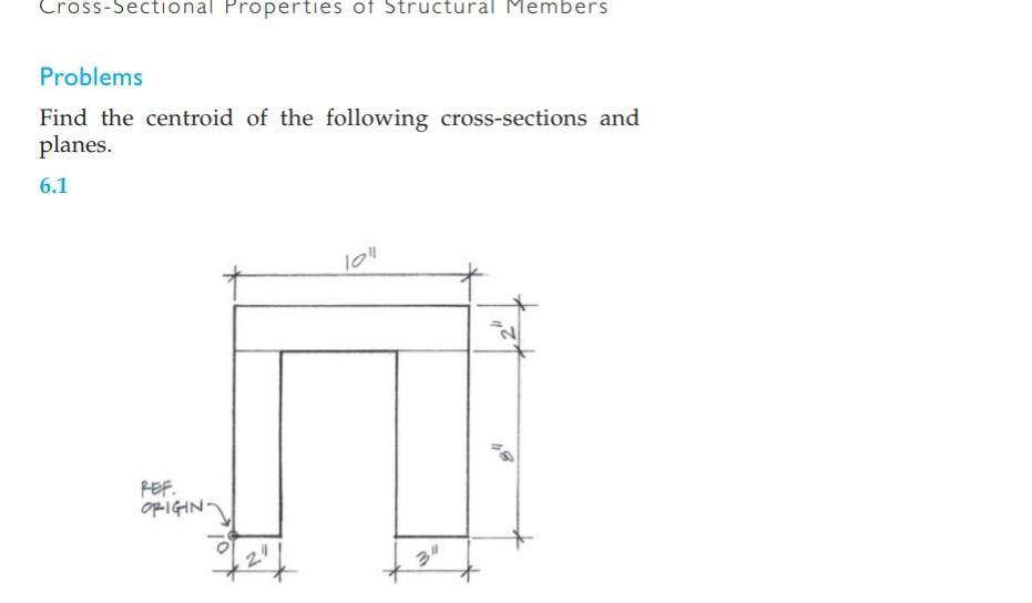 Solved Problems Find the centroid of the following | Chegg.com