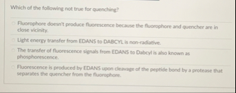 Solved Which of the following not true for | Chegg.com