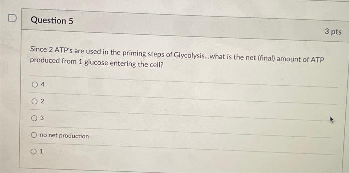 Solved Since 2 ATP's are used in the priming steps of | Chegg.com