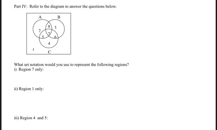 Solved Part Iv Refer To The Diagram To Answer The Questions 