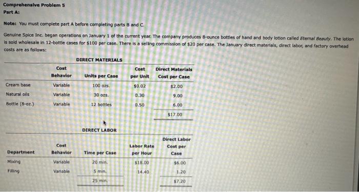 Solved Note: You must complete part A before completing | Chegg.com