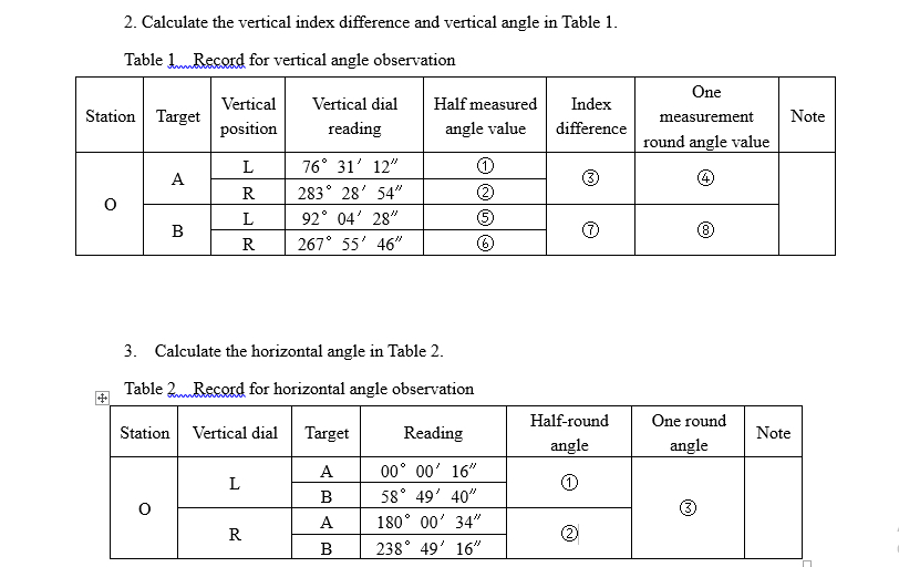 Solved Calculate the vertical index difference and vertical | Chegg.com