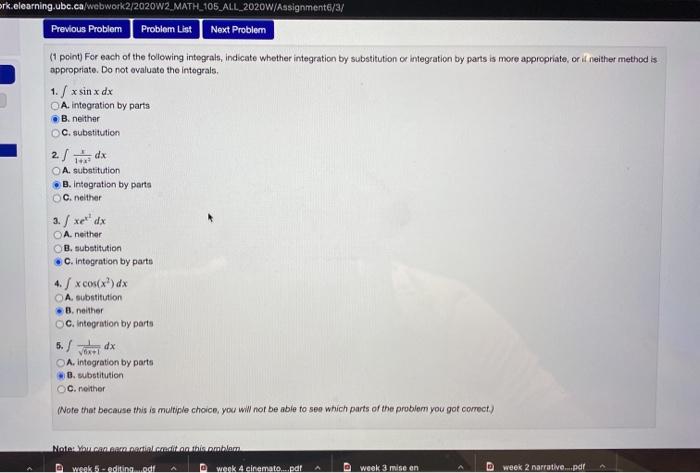 Solved Tk.elearning.ubc.ca/webwork2/2020W2. | Chegg.com