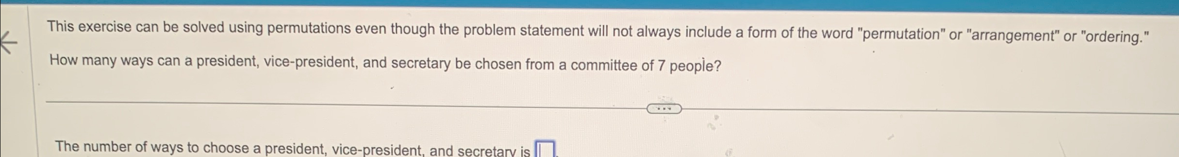 Solved This exercise can be solved using permutations even | Chegg.com