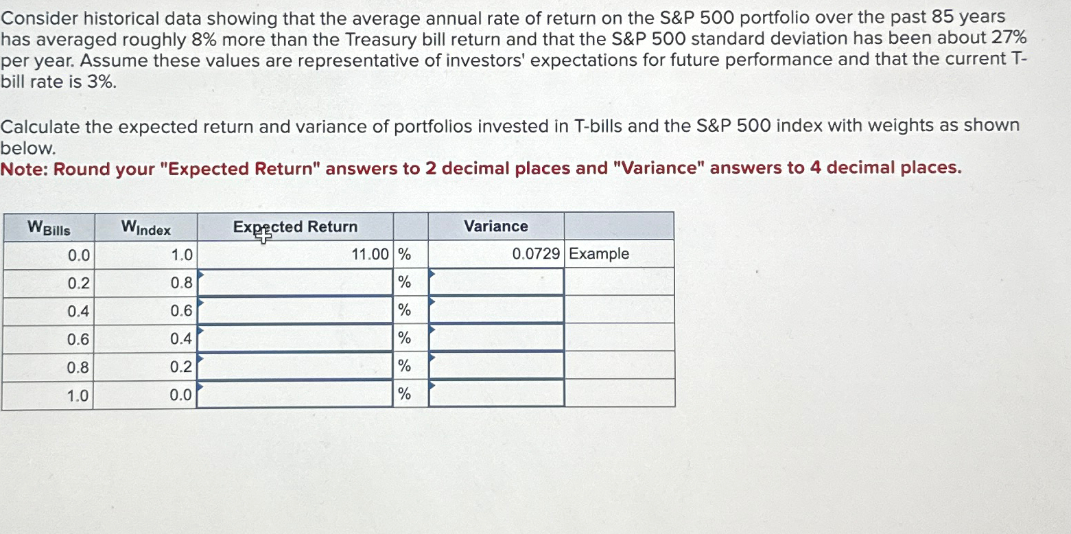 Solved Consider historical data showing that the average | Chegg.com