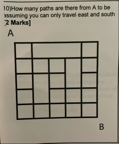 Solved How many paths are there from A ﻿to be assuming you | Chegg.com