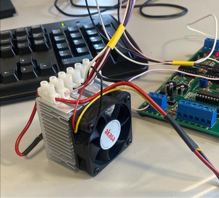Solved controlling a temperature cooling system using k8055 | Chegg.com
