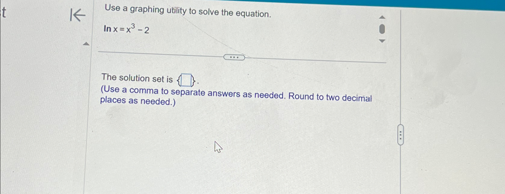 Solved Use a graphing utility to solve the | Chegg.com