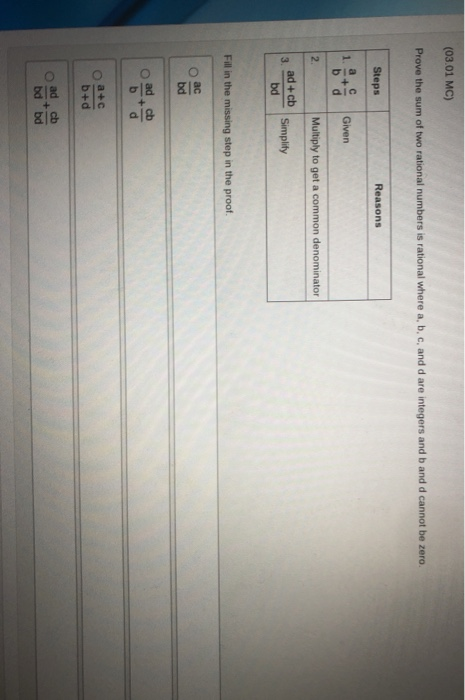 Solved Question 1 Multiple Choice Worth I points) (03.01 MC) | Chegg.com