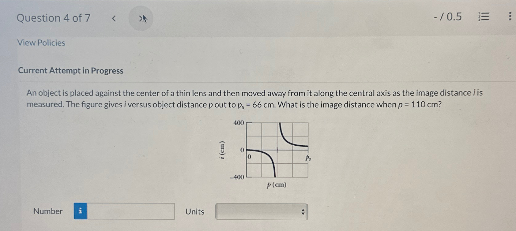 Solved Question 4 ﻿of 7-0.5View PoliciesCurrent Attempt in | Chegg.com