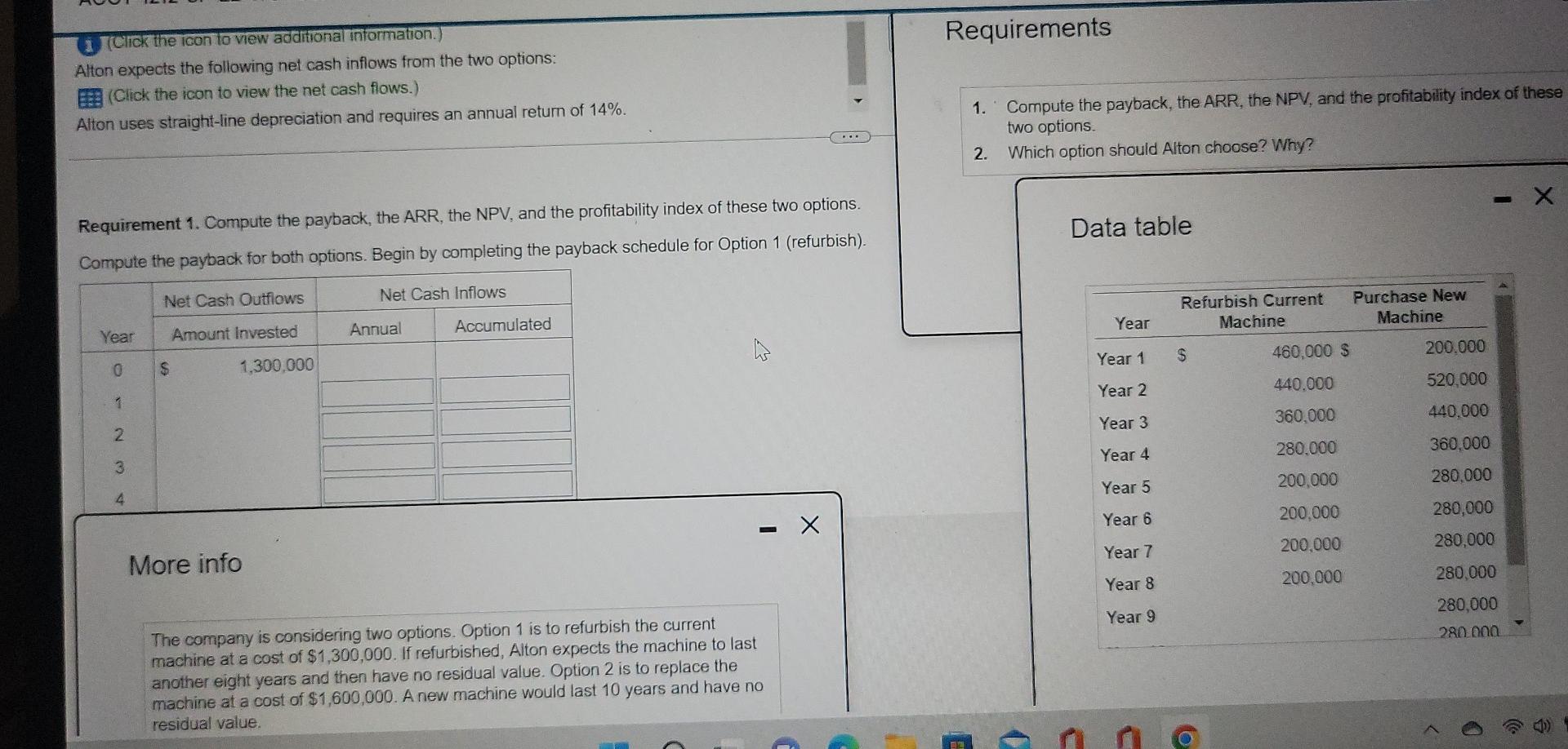 Solved Requirements Click the icon to view additional | Chegg.com