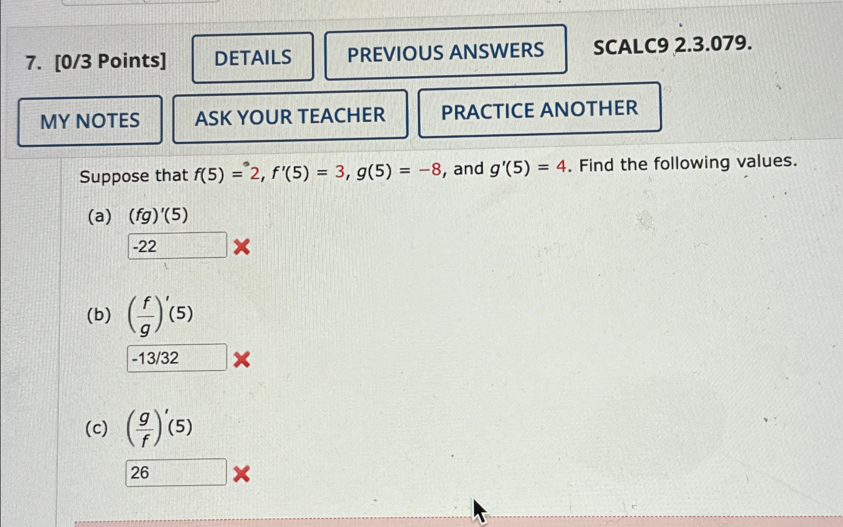 Solved Points]SCALC9 2.3.079.Suppose that | Chegg.com