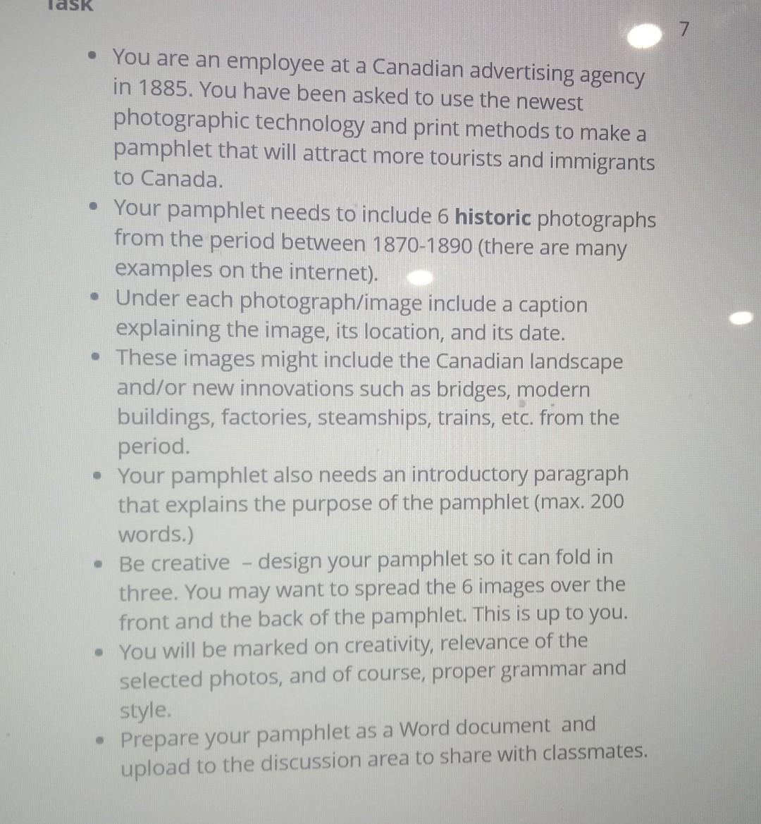 - You are an employee at a Canadian advertising | Chegg.com
