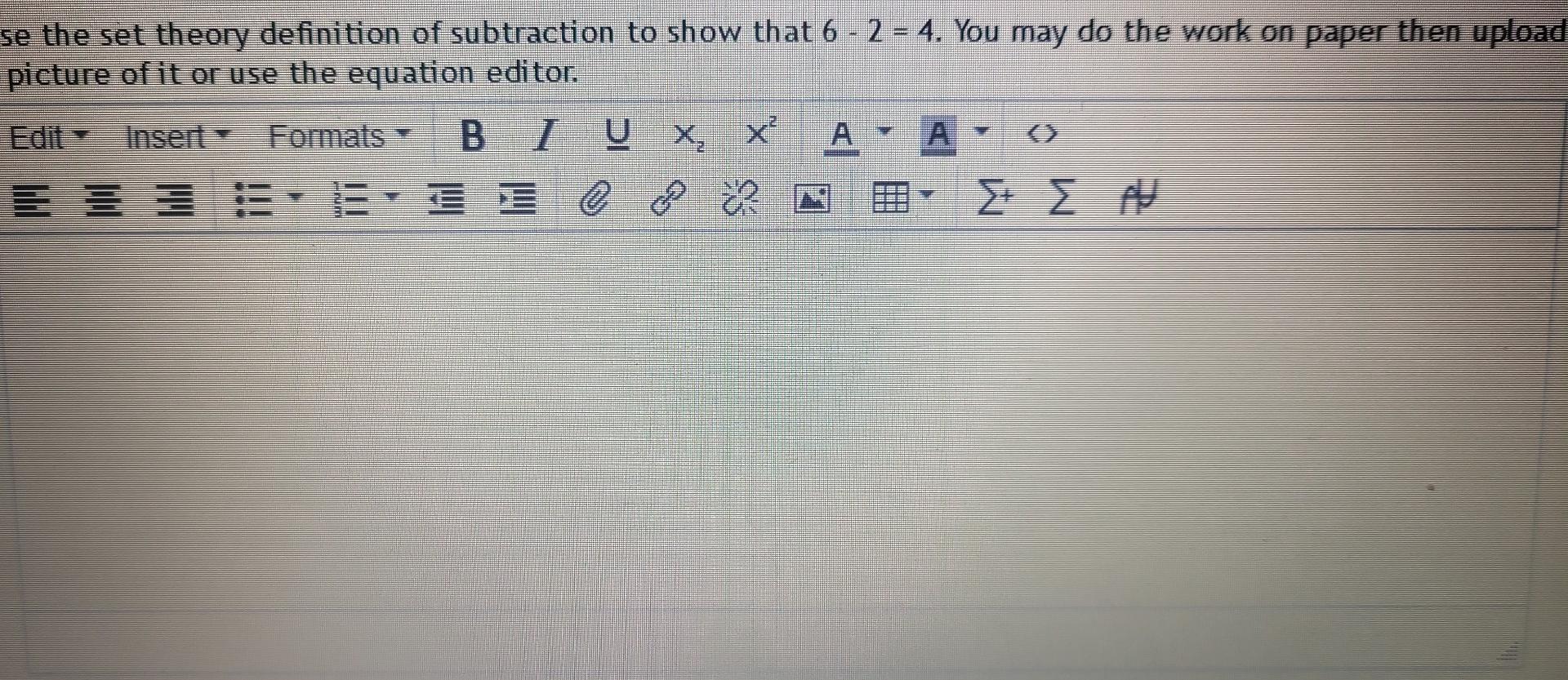 the set theory definition of subtraction to show that | Chegg.com