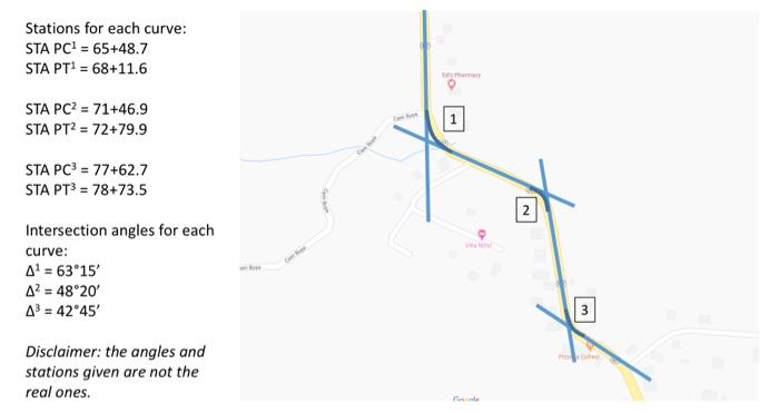 Solved Determine the radius for each of the three curves | Chegg.com
