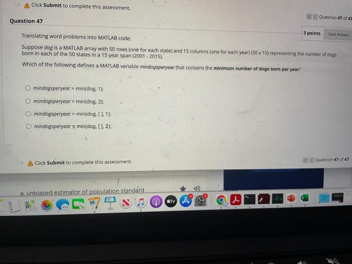 Solved Translating word problems into MATLAB code: 3 points | Chegg.com