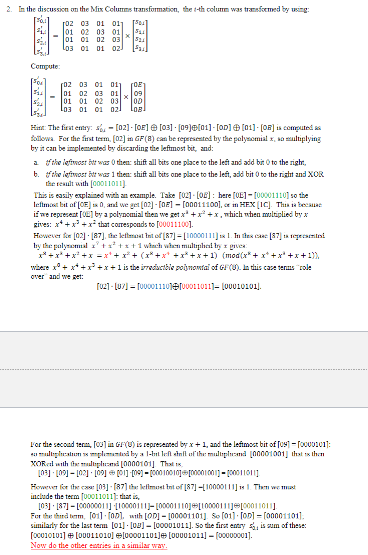Solved I would appreciate it if you could explain each part | Chegg.com