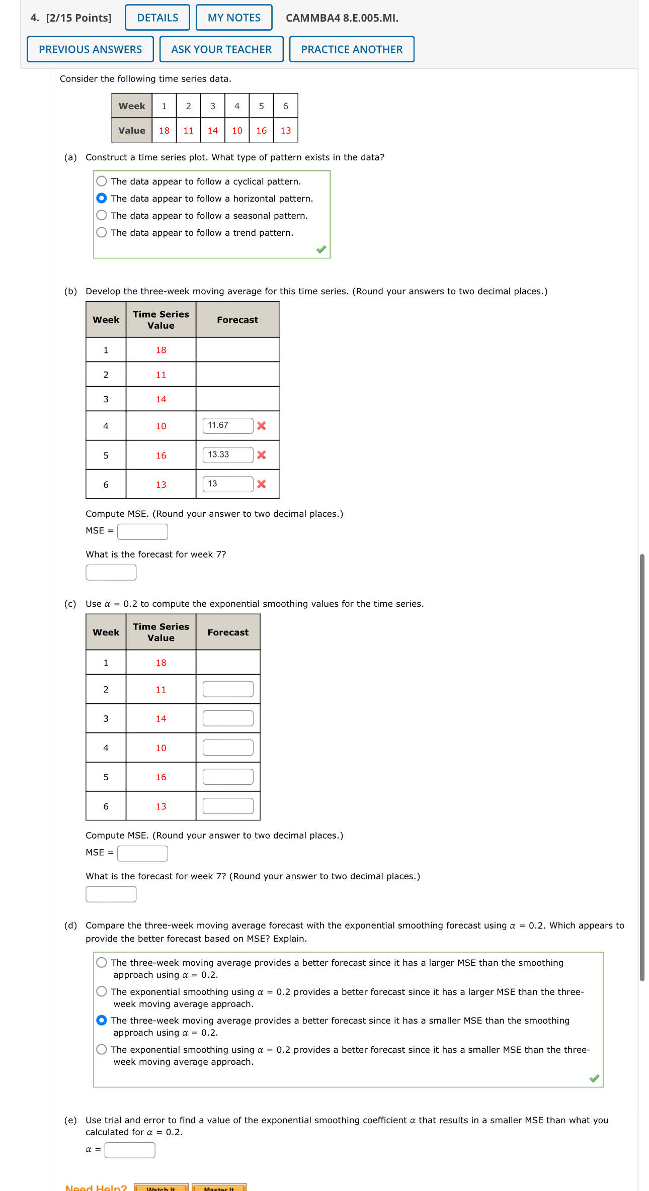 Solved [2/15 | Chegg.com