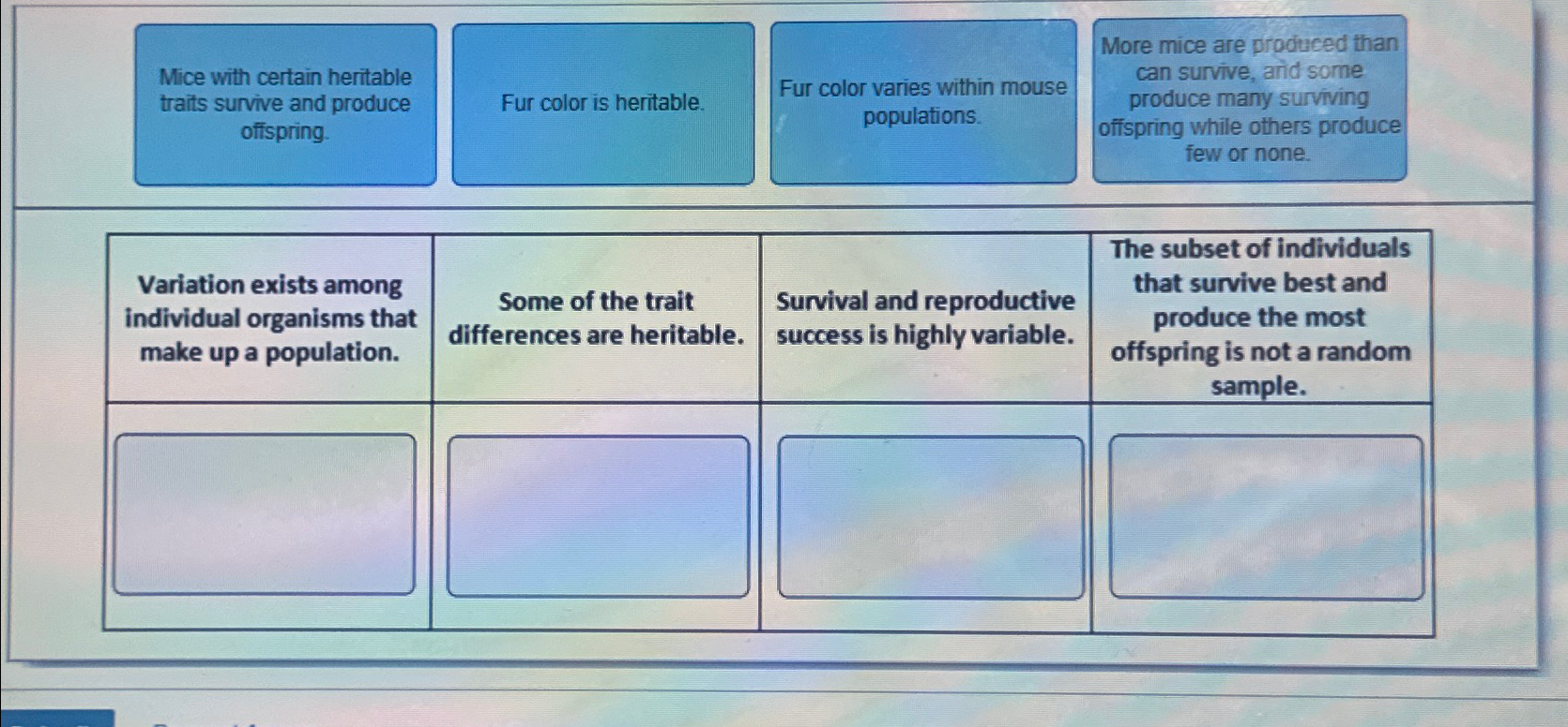 Solved Mice with certain heritable traits survive and | Chegg.com
