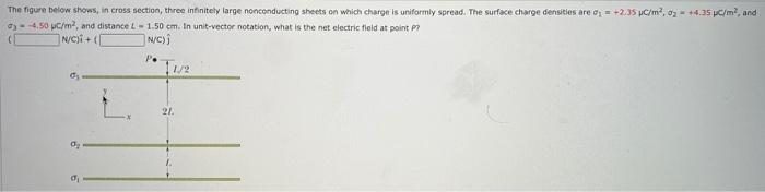 Solved The figure below shows, in cross section, three | Chegg.com