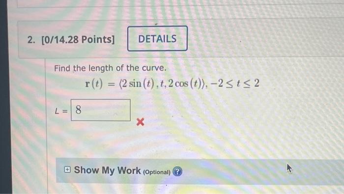 Solved Find the length of the curve. | Chegg.com