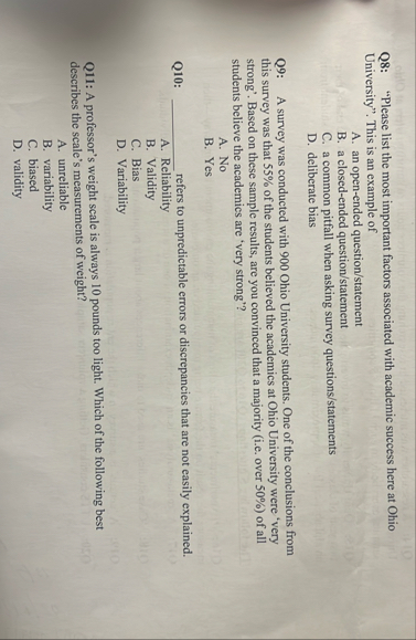 Solved Q8: "Please list the most important factors | Chegg.com
