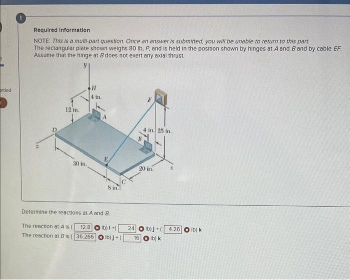 Solved Required information NOTE: This is a multh-part | Chegg.com