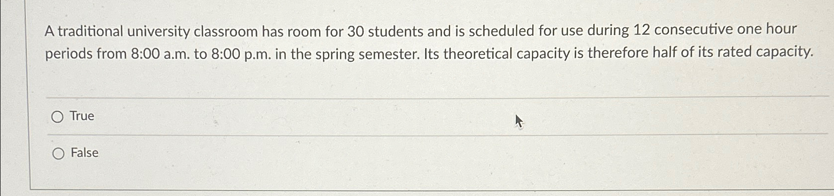 Solved A traditional university classroom has room for 30 | Chegg.com