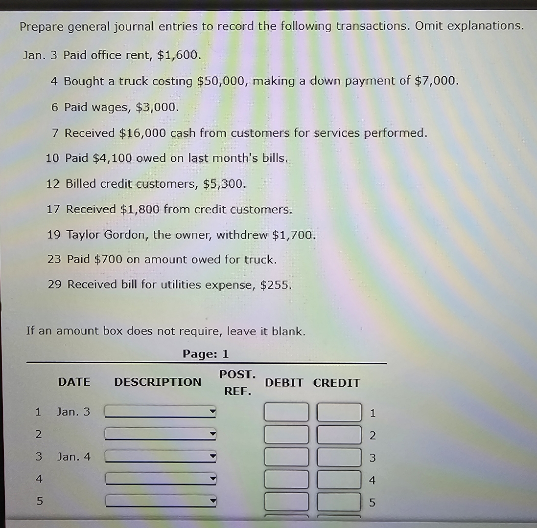 Solved Prepare general journal entries to record the | Chegg.com