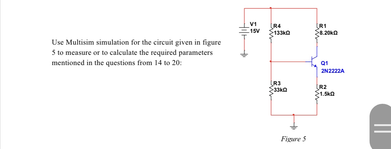 Use Multisim simulation for the circuit given in | Chegg.com