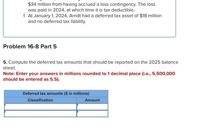 Solved Required information Problem 16-8 (Algo) Multiple | Chegg.com