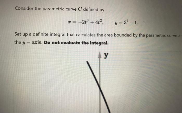 Solved Consider the parametric curve C defined by | Chegg.com