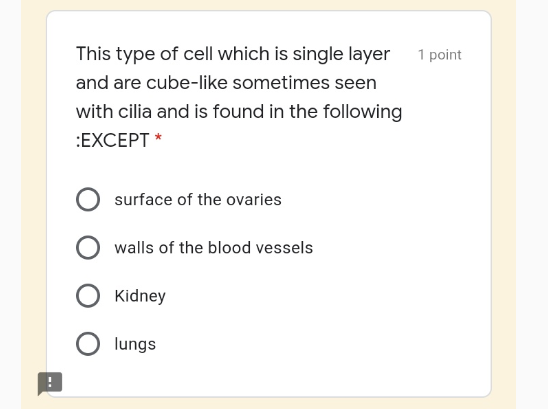 Solved An example of a permanent cell type present in the | Chegg.com